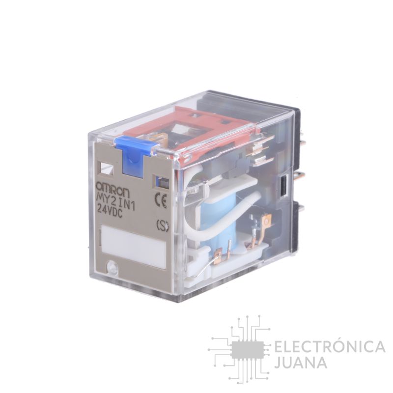 MY2IN 24VDC (S) RELAY DE 24VDC 10A/250VAC 8 PINES DPDT CON LED OMRON ...
