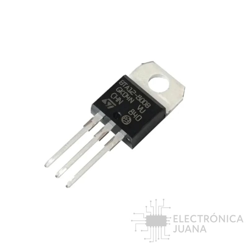 BTA12-800B TRIAC 12A 800V - ELECTRONICA JUANA